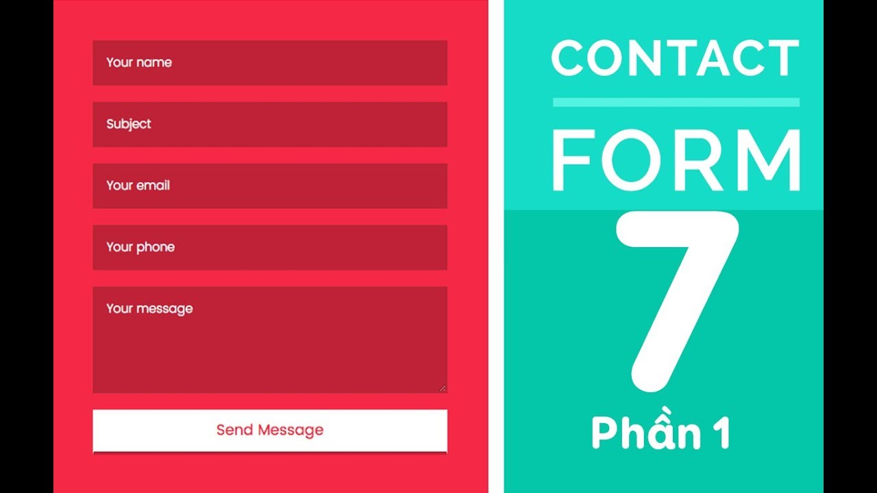 Tuỳ chỉnh Contact Form 7 (CF7) - TuongAds